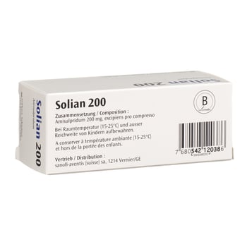 SOLIAN Tabl 200 mg teilbar Blist 90 Stk | Coop Vitality Apotheke