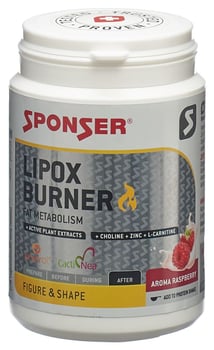 SPONSER Lipox Burner Plv Raspberry Ds 110 g | Coop Vitality Apotheke