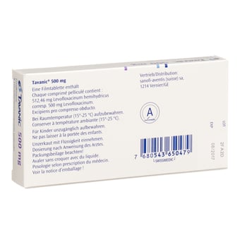 TAVANIC Tabl 500 mg Blist 5 Stk | Coop Vitality Apotheke