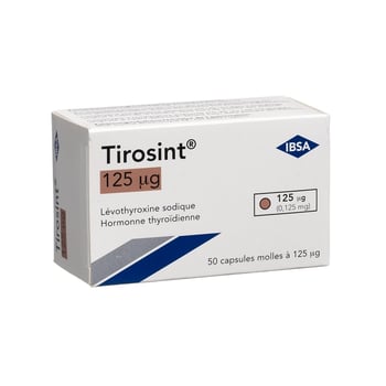 TIROSINT Weichkaps 125 mcg Blist 50 Stk | Coop Vitality Apotheke