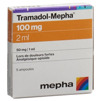 TRAMADOL Mepha Inj Lös 100 mg/2ml Amp 2 ml | Coop Vitality Apotheke