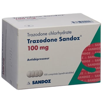 TRAZODONE Sandoz Tabl 100 mg Blist 100 Stk | Coop Vitality Apotheke