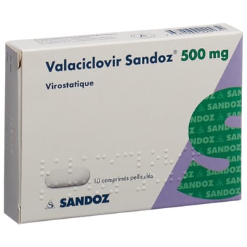 VALACICLOVIR Sandoz Filmtabl 500 mg Blist 10 Stk | Coop Vitality Apotheke