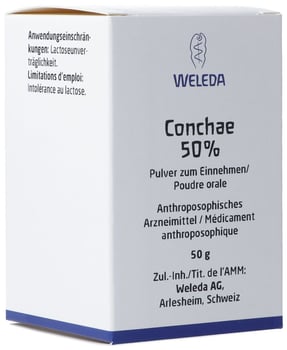 Weleda Conchae Plv 50 % 50 g | Coop Vitality Apotheke