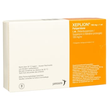 XEPLION Inj Susp 100 mg/ml Fertspr 1 ml | Coop Vitality Apotheke