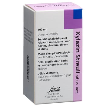 XYLAZIN Streuli sol inj 20 mg/ml ad us vet. fl 100 ml | Pharmacie Coop ...