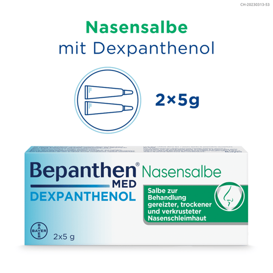 BEPANTHEN Bepanthen MED Nasensalbe 50 mg/g 2 Tb 5 g | Coop Vitality Apotheke