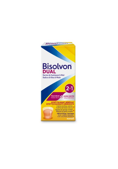 Bisolvon DUAL 2in1 sirop contre la toux sirop fl 100 ml | Pharmacie ...