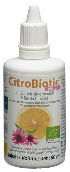 CITROBIOTIC aktiv+ Grapefruitkern Extrakt & Echinacea Bio Fl 60 ml ...
