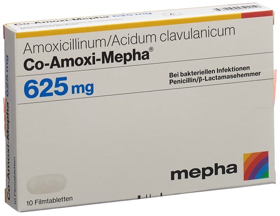 CO AMOXI Mepha Filmtabl 625 mg Blist 10 Stk | Coop Vitality Apotheke