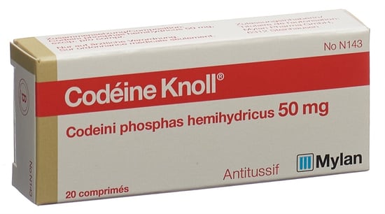 CODEINE Knoll Tabl 50 mg Blist 20 Stk | Coop Vitality Apotheke