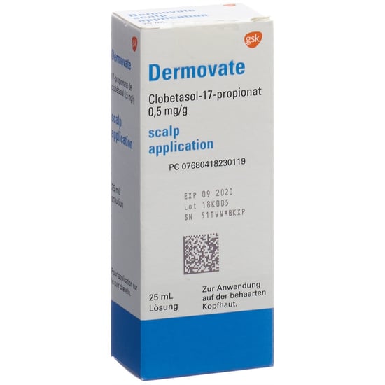 DERMOVATE scalp application Lös Fl 25 ml | Coop Vitality Apotheke