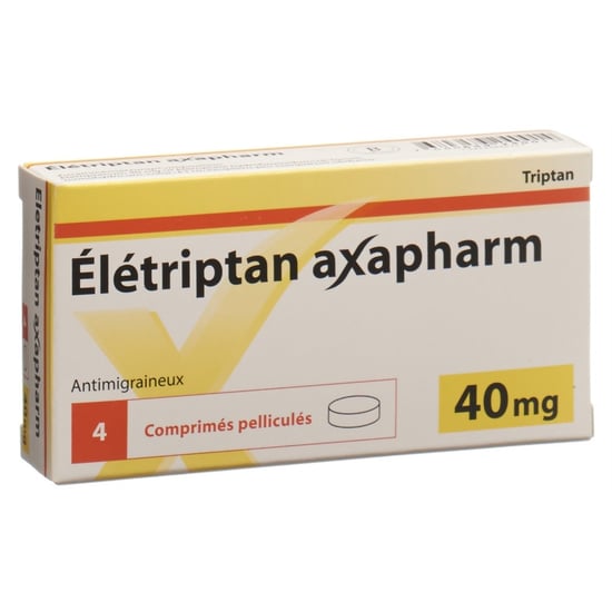 ELETRIPTAN Axapharm Filmtabl 40 mg Blist 4 Stk | Coop Vitality Apotheke