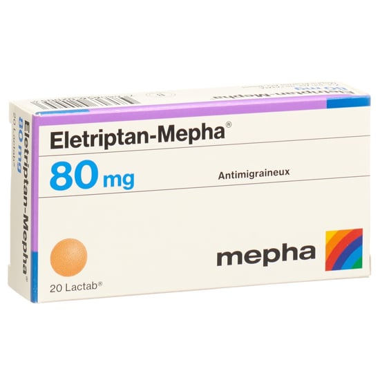 ELETRIPTAN Mepha Filmtabl 80 mg Blist 20 Stk | Coop Vitality Apotheke