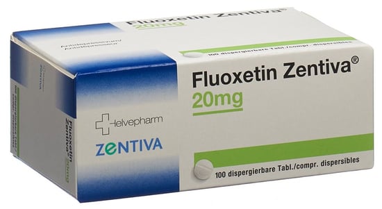 FLUOXETINE Zentiva Disp Tabl 20 mg Blist 100 Stk | Coop Vitality Apotheke