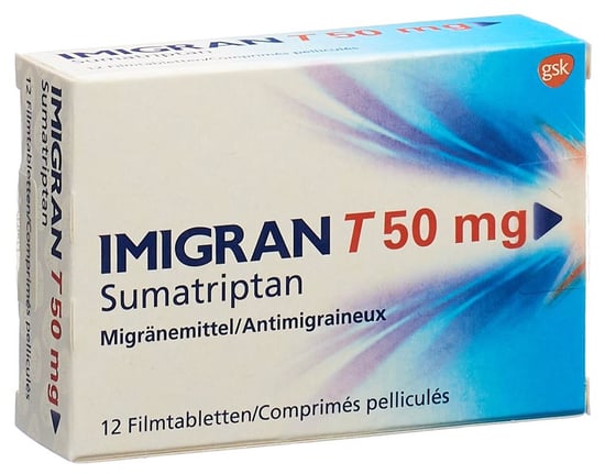 IMIGRAN T Filmtabl 50 mg Blist 12 Stk | Coop Vitality Apotheke
