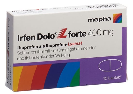 IRFEN L forte Lactab 400 mg Blist 10 Stk | Coop Vitality Apotheke