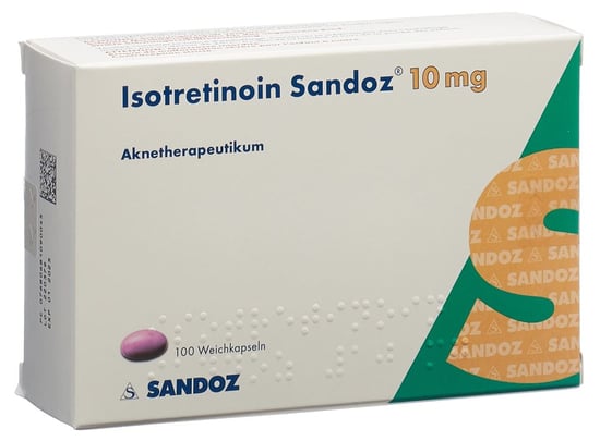 ISOTRETINOINE Sandoz Weichkaps 10 mg Blist 100 Stk | Coop Vitality Apotheke