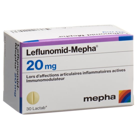 LEFLUNOMIDE Mepha Lactab 20 mg Ds 30 Stk | Coop Vitality Apotheke