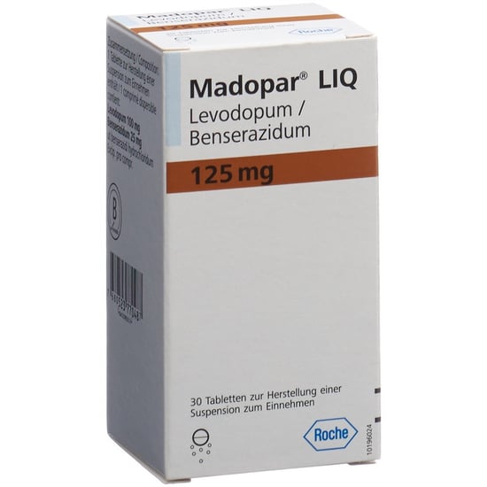 MADOPAR LIQ Tabl 125 mg Ds 30 Stk | Coop Vitality Apotheke