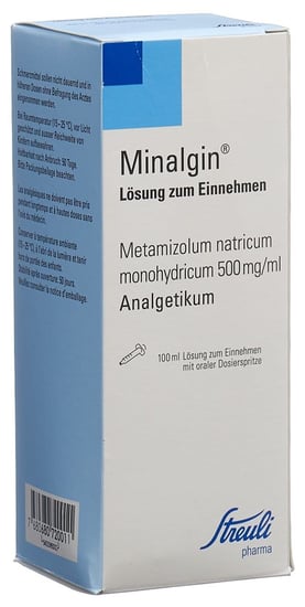 MINALGINE Lös 500 mg/ml zum Einnehmen Fl 100 ml | Coop Vitality Apotheke