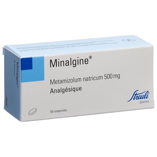 MINALGINE Tabl 500 mg oval Blist 50 Stk | Coop Vitality Apotheke
