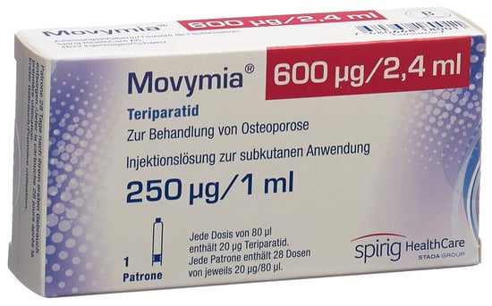 MOVYMIA Inj Lös 250 mcg/ml Patrone 2.4 ml | Coop Vitality Apotheke