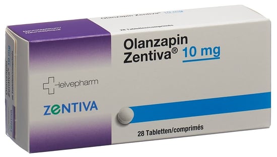 OLANZAPINE Zentiva Tabl 10 mg Blist 28 Stk | Coop Vitality Apotheke