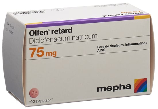 OLFEN retard Depotabs 75 mg Blist 100 Stk | Coop Vitality Apotheke