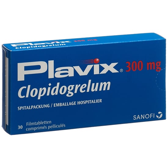 PLAVIX cpr pell 300 mg blist 30 pce | Pharmacie Coop Vitality