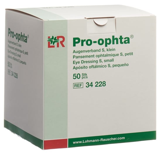 PRO OPHTA compresse oculaire S petite transparente 50 pce | Pharmacie ...