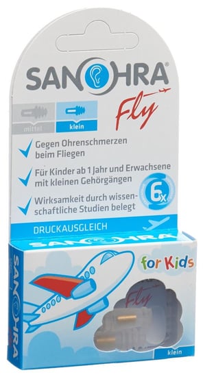 SANOHRA FLY Ohrenstöpsel Kinder 2 Stk | Coop Vitality Apotheke