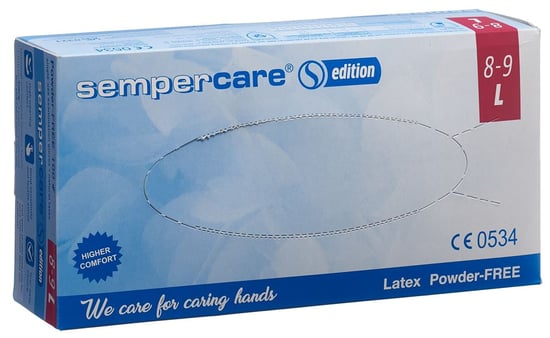 SEMPERCARE Edition Handschuhe Latex L ungepudert 100 Stk | Coop Vitality Apotheke