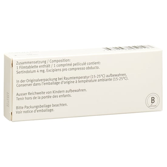 Serdolect Filmtabl 4 mg Blist 30 Stk | Coop Vitality Apotheke