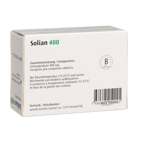 SOLIAN Filmtabl 400 mg teilbar Blist 90 Stk | Coop Vitality Apotheke