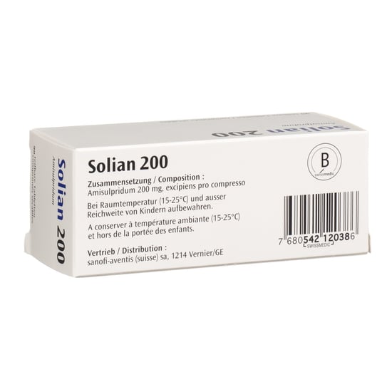 SOLIAN Tabl 200 mg teilbar Blist 90 Stk | Coop Vitality Apotheke