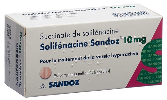 SOLIFENACINE Sandoz Filmtabl 10 mg Blist 90 Stk | Coop Vitality Apotheke