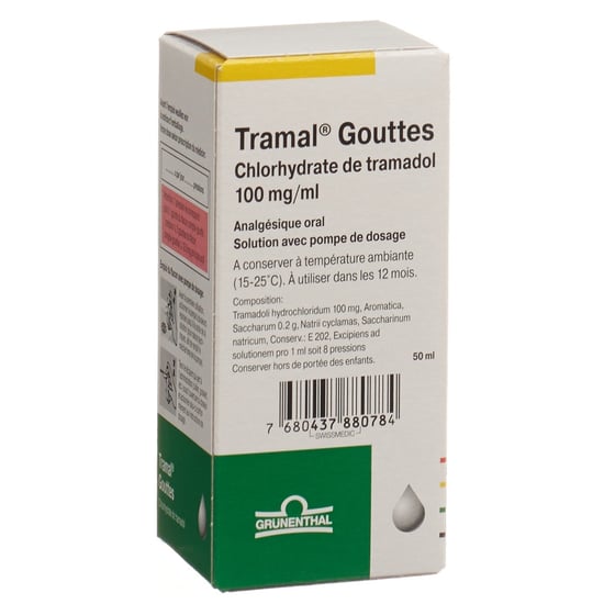 TRAMAL gouttes 100 mg/ml avec pompe de dosage fl 50 ml | Pharmacie Coop ...