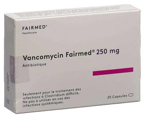 VANCOMYCINE Fairmed Kaps 250 mg Blist 20 Stk | Coop Vitality Apotheke