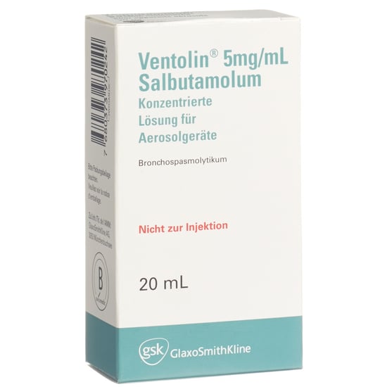 VENTOLIN Inhal Lös 5 mg/ml Fl 20 ml | Coop Vitality Apotheke