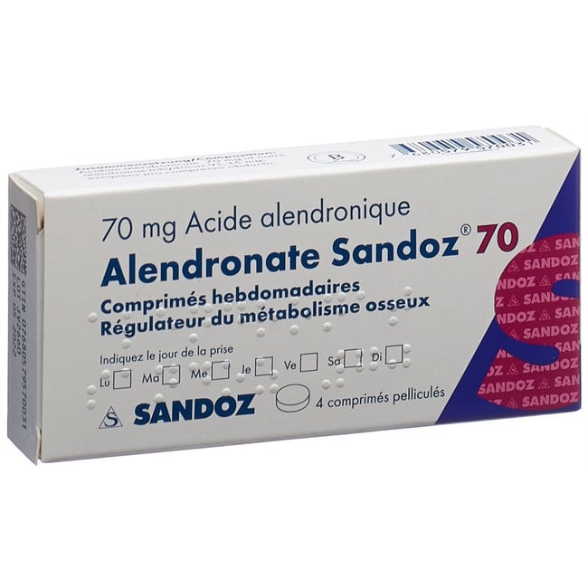 ALENDRONATE Sandoz Filmtabl 70 mg Blist 4 Stk | Coop Vitality Apotheke