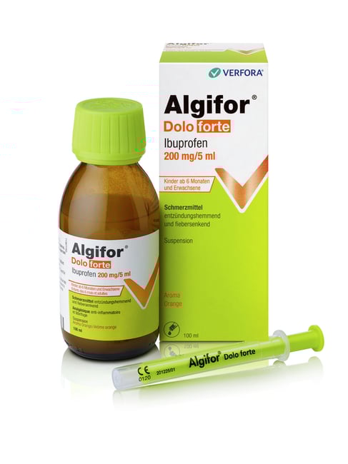 ALGIFOR Dolo forte Susp 200 mg/5ml Fl 100 ml | Coop Vitality Apotheke