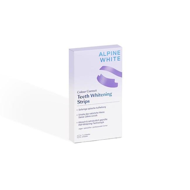 Alpine White Purple Whitening Strips pour 7 utilisations 1 pce ...