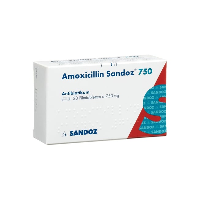 AMOXICILLINE Sandoz Filmtabl 750 mg Blist 20 Stk | Coop Vitality Apotheke