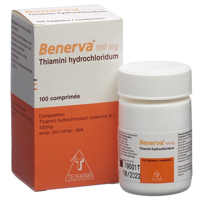 BENERVA Tabl 100 mg Ds 100 Stk | Coop Vitality Apotheke