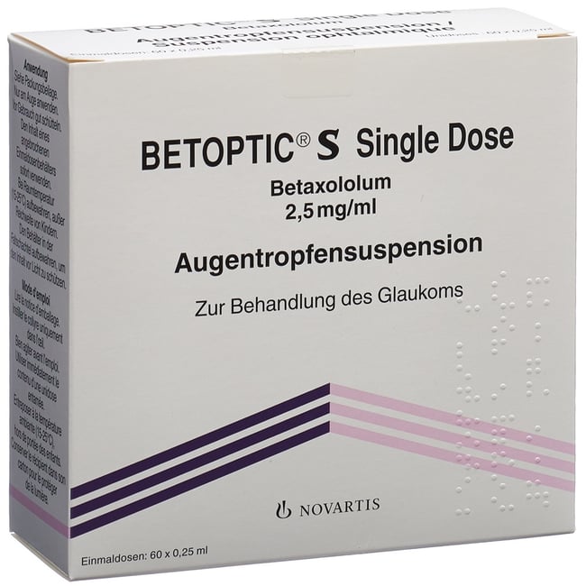 BETOPTIC S Single Dose Gtt Opht Unidos 0.25 ml | Coop Vitality Apotheke