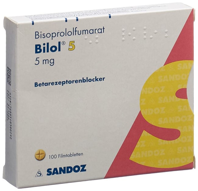 BILOL Filmtabl 5 mg Blist 100 Stk | Coop Vitality Apotheke
