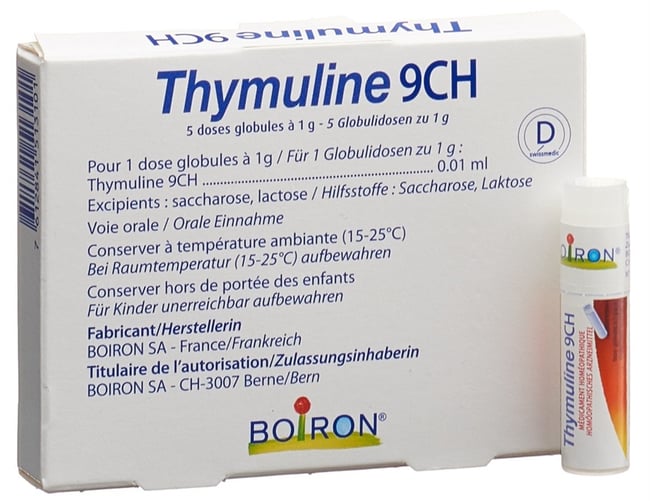 Boiron Thymuline Glob 9 CH 1 Dos | Coop Vitality Apotheke