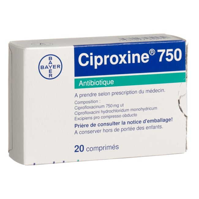 CIPROXINE Filmtabl 750 mg Blist 20 Stk | Coop Vitality Apotheke