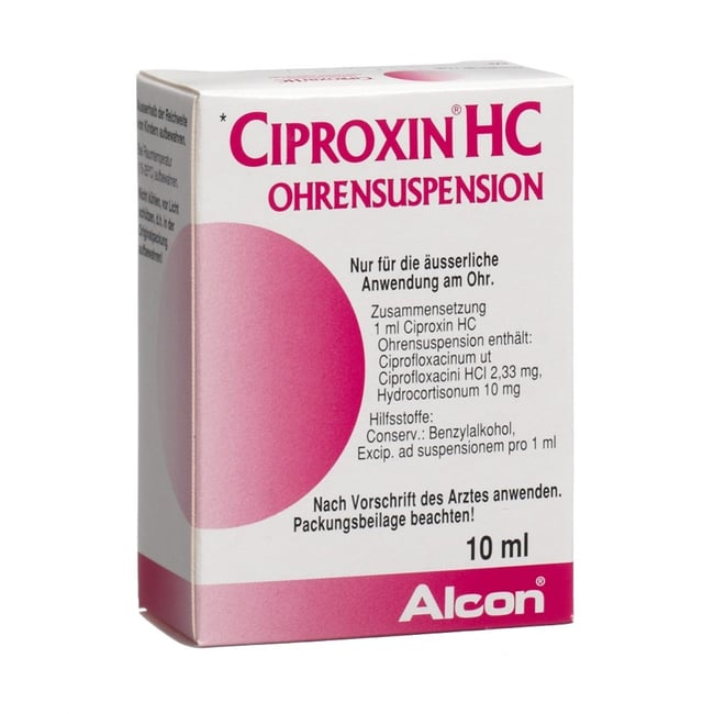 CIPROXINE HC Susp Auric Fl 10 ml | Coop Vitality Apotheke